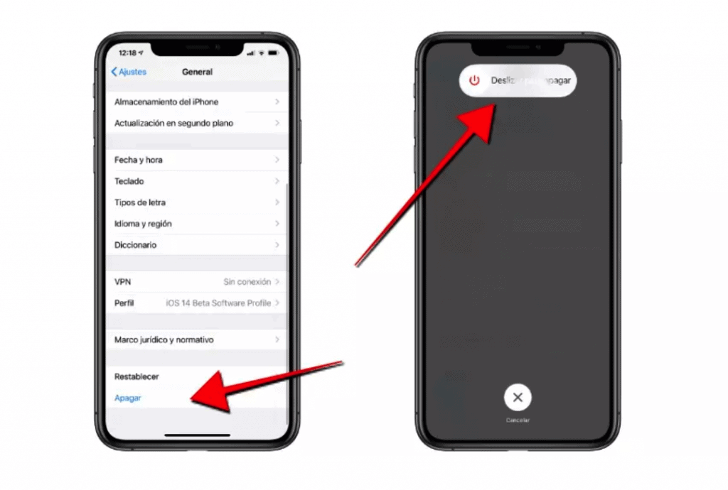 Combinación de botones para apagar o reiniciar cualquier iPhone